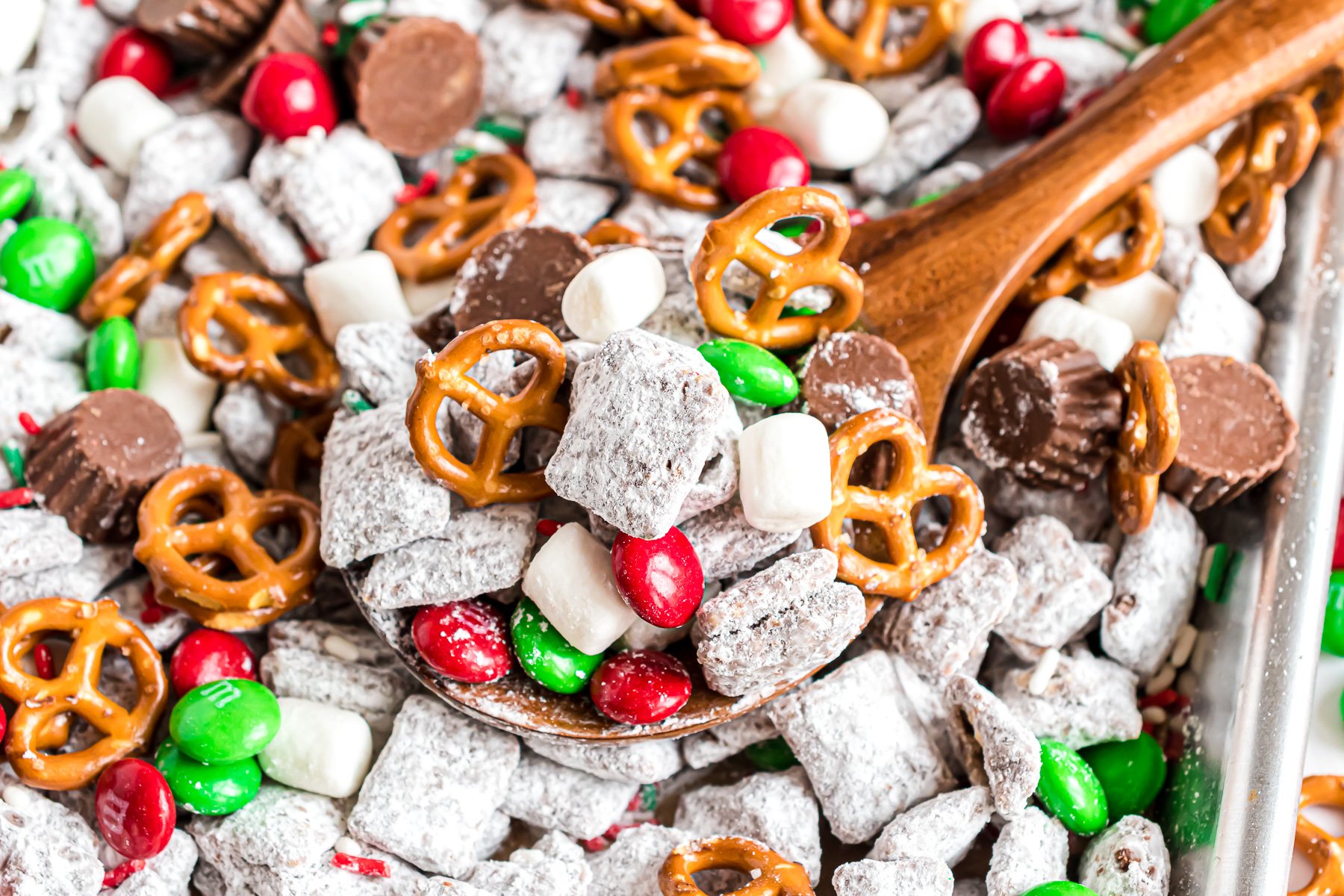Christmas Reindeer Chex Mix Recipe - Salads Soups and Sweets