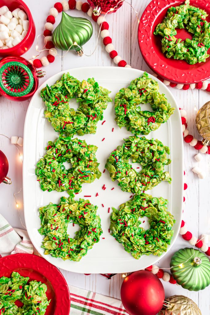 Christmas Wreath Cookie Recipe - Salads Soups and Sweets