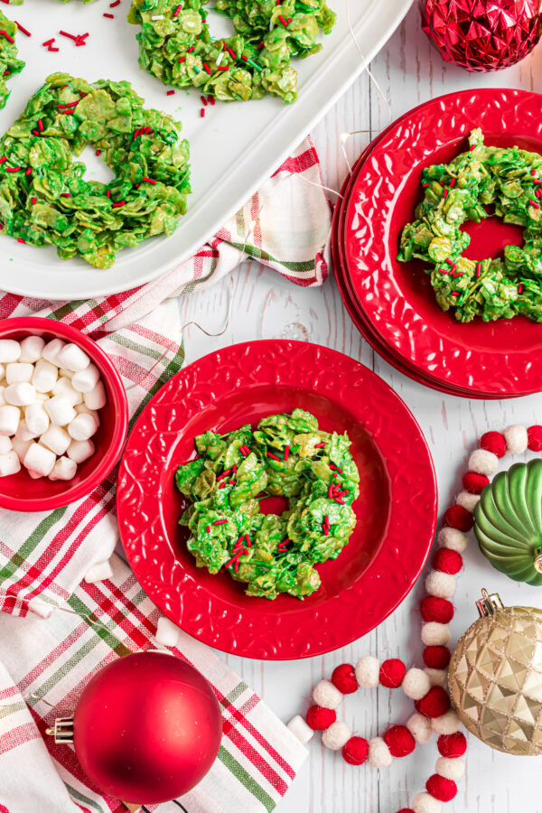 Christmas Wreath Cookie Recipe - Salads Soups and Sweets