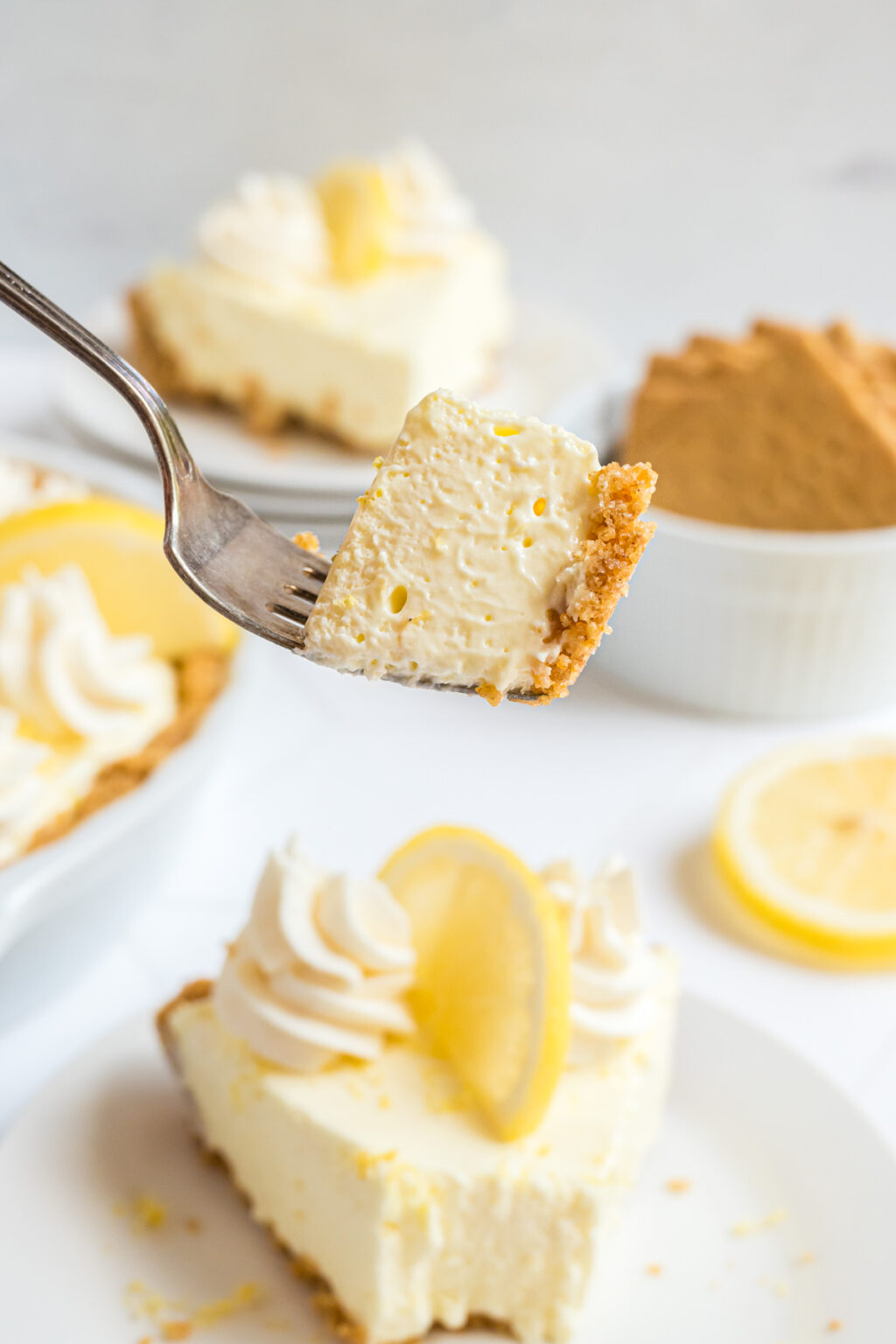 No Bake Lemon Cheesecake Pie - Salads Soups and Sweets
