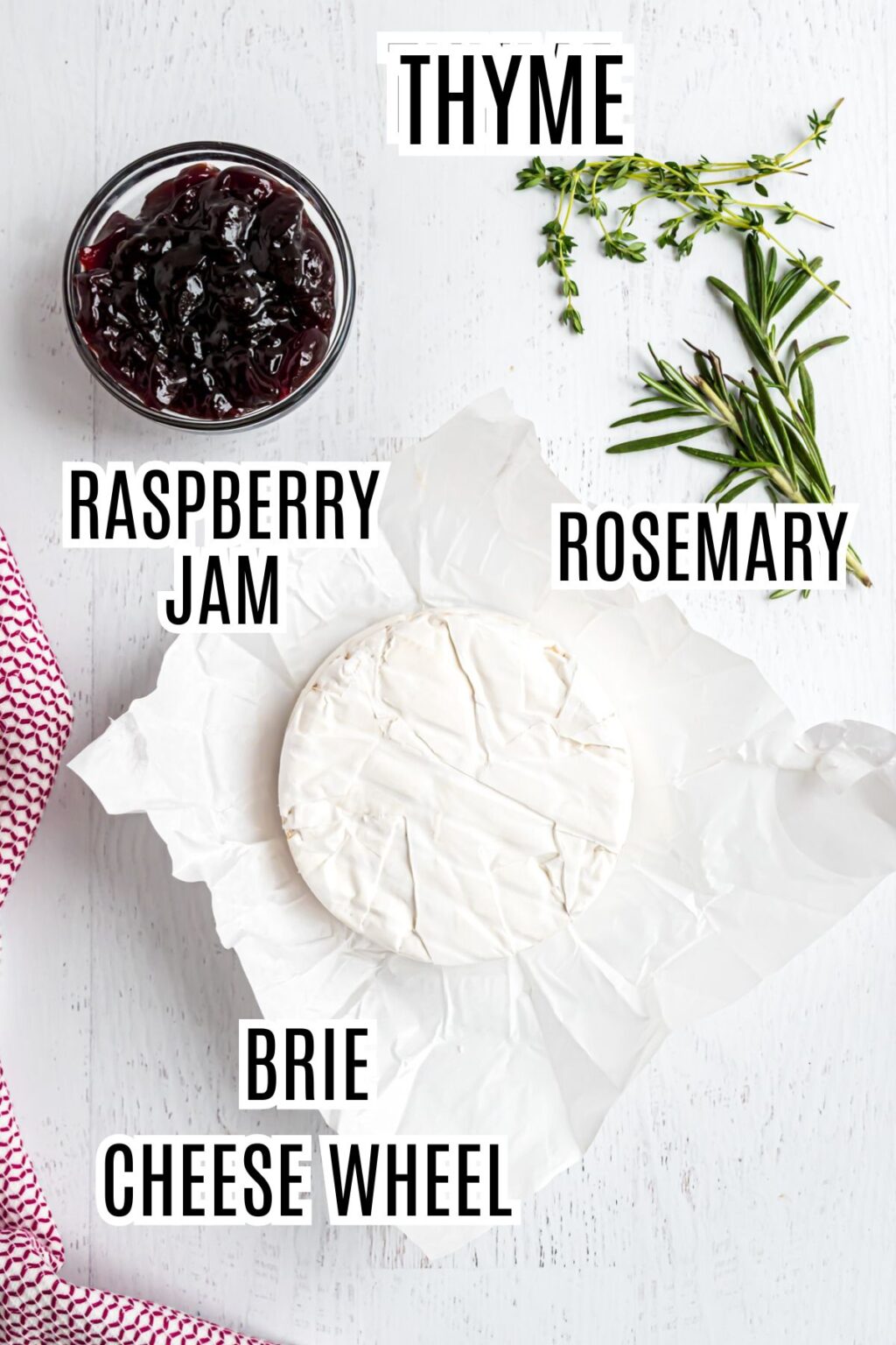 Baked Brie Recipe with Jam - Salads Soups and Sweets