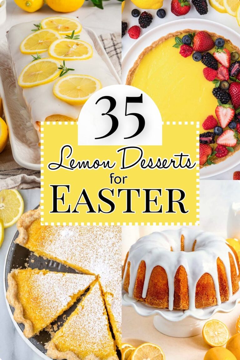 Lemon Desserts for Easter - Salads Soups and Sweets