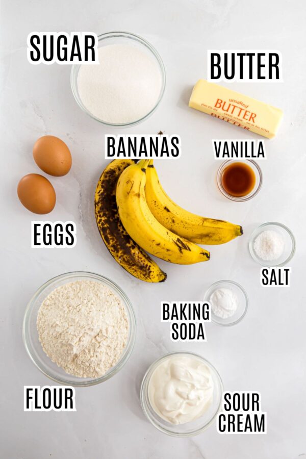 Banana Muffin Recipe With Sour Cream - Salads Soups and Sweets